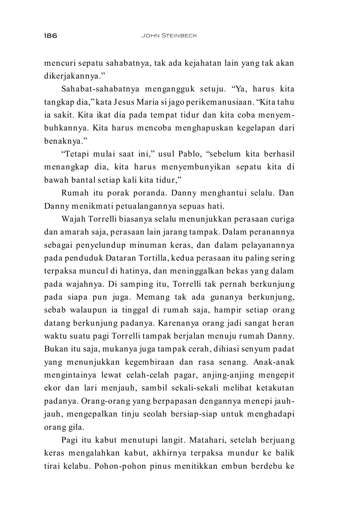 Dataran Tortilla oleh John Steinbeck - pustaka - Halaman 200 | PDF Online | PubHTML5