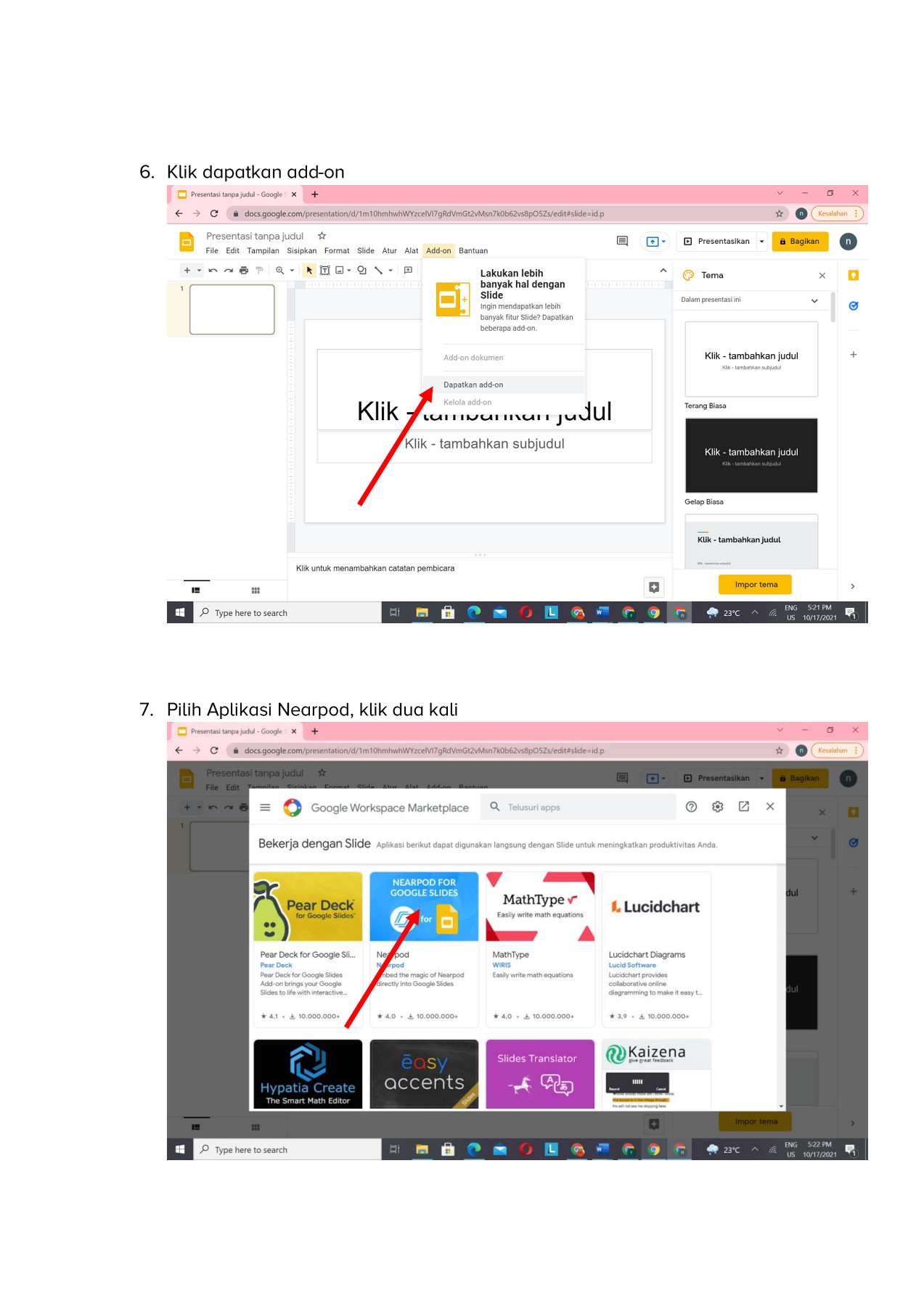 Buku Panduan Workshop Nearpod - Nia Sapari, M.Pd. - Halaman 10 | PDF Online | PubHTML5