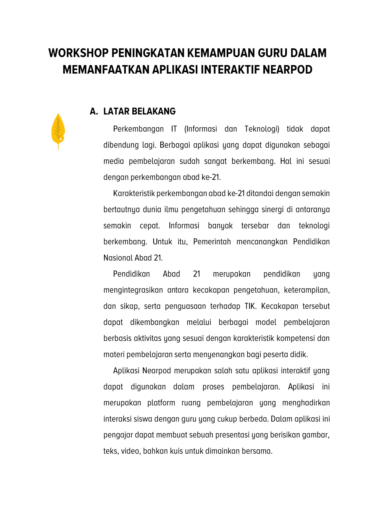 Buku Panduan Workshop Nearpod - Nia Sapari, M.Pd. - Halaman 3 | PDF Online | PubHTML5