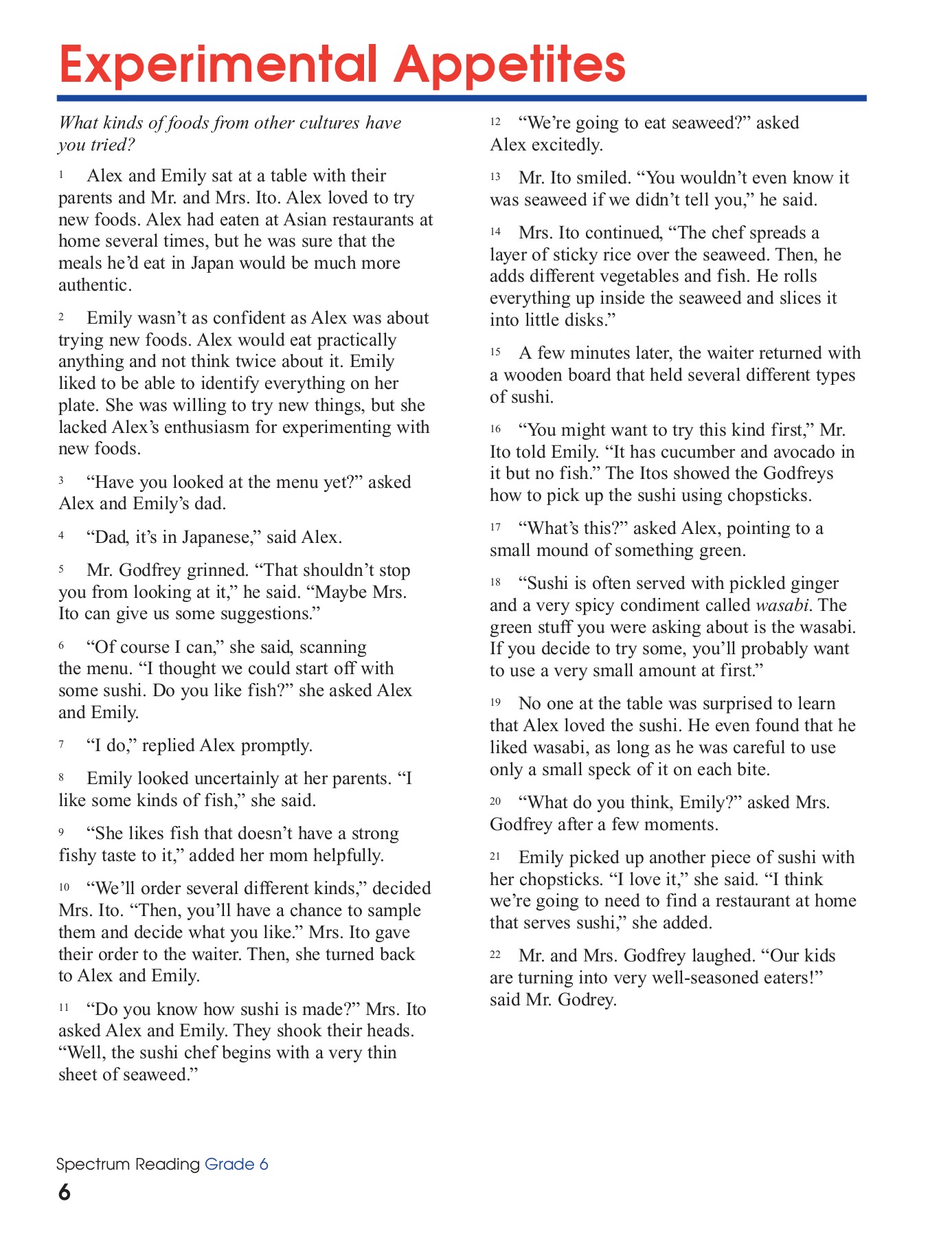 Reading Comprehension Book - Omkar Ghoshal 6D - Page 10 | Flip PDF ...