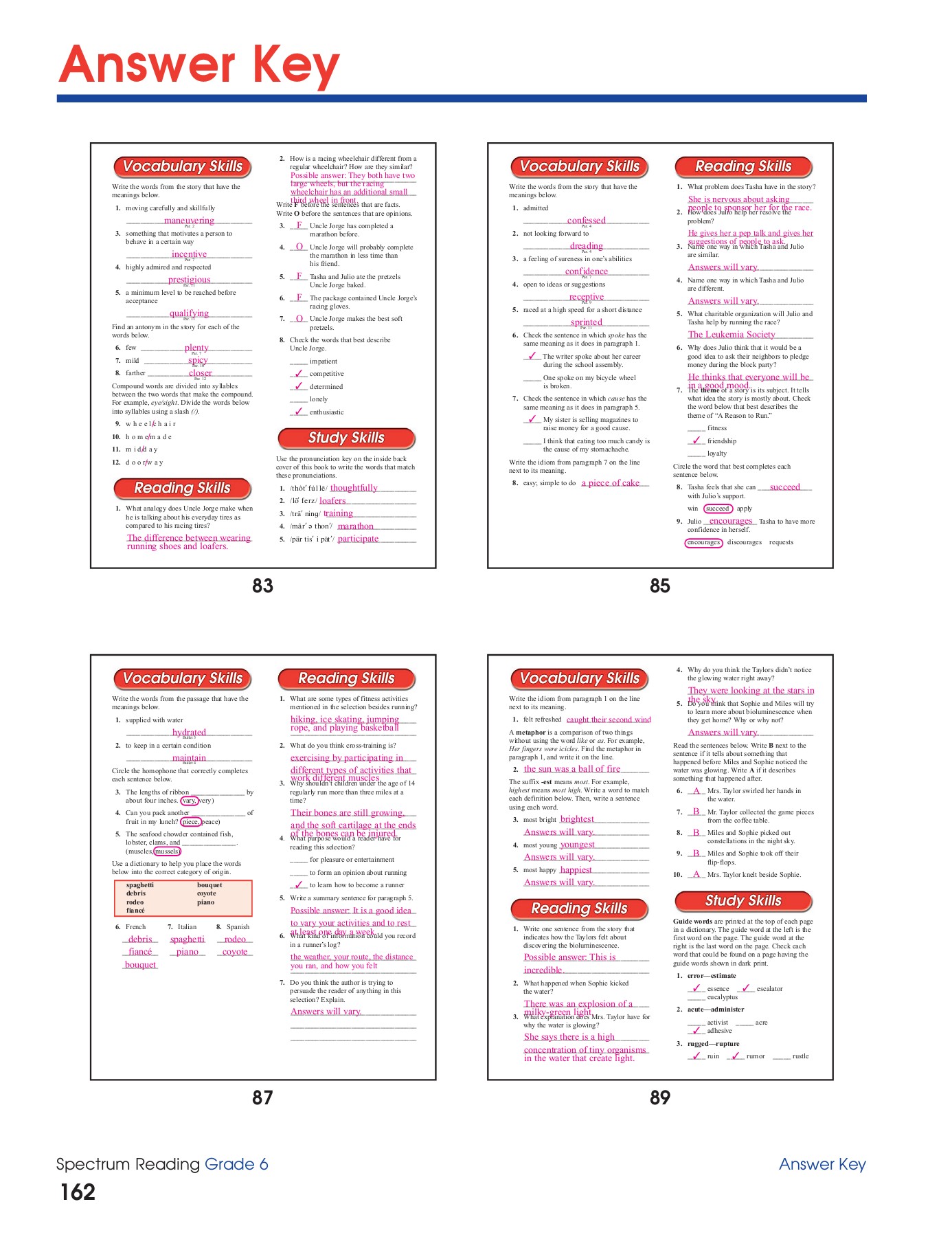 Reading Comprehension Book - Omkar Ghoshal 6D - Page 166 | Flip PDF ...