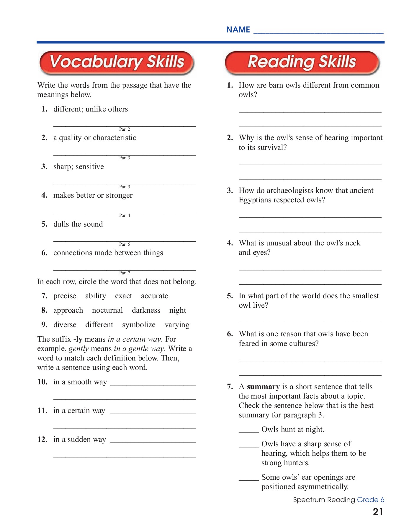 Reading Comprehension Book - Omkar Ghoshal 6D - Page 25 | Flip PDF ...