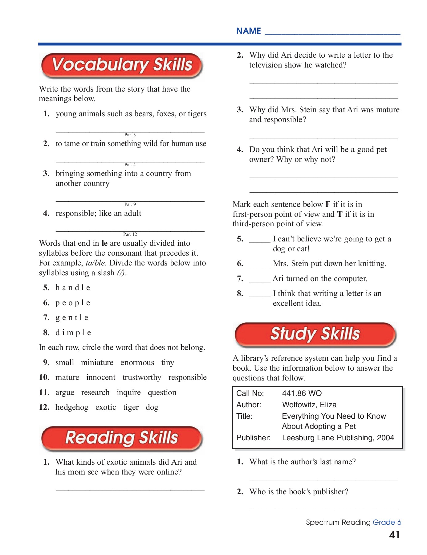 Reading Comprehension Book - Omkar Ghoshal 6D - Page 45 | Flip PDF ...