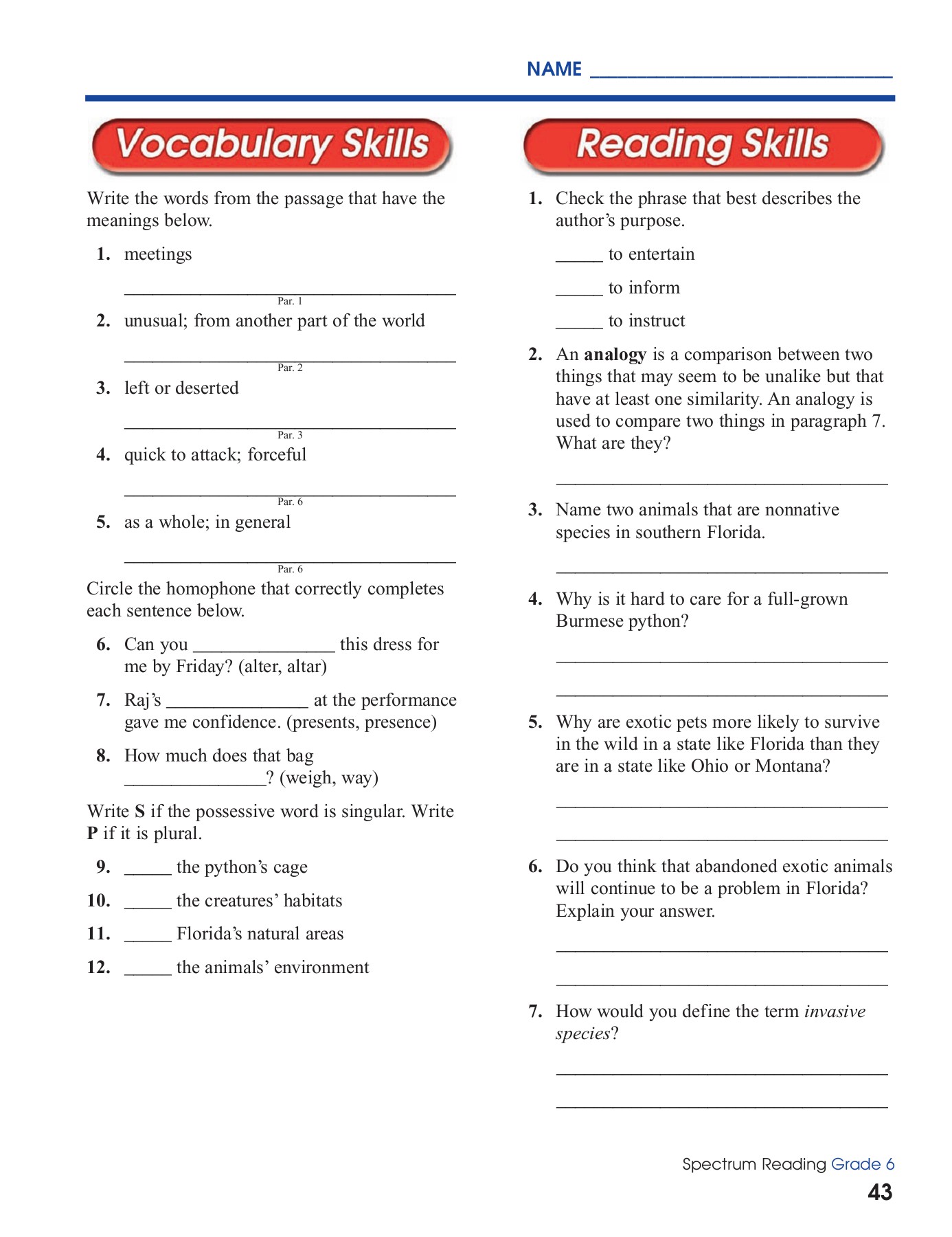 Reading Comprehension Book - Omkar Ghoshal 6D - Page 47 | Flip PDF ...