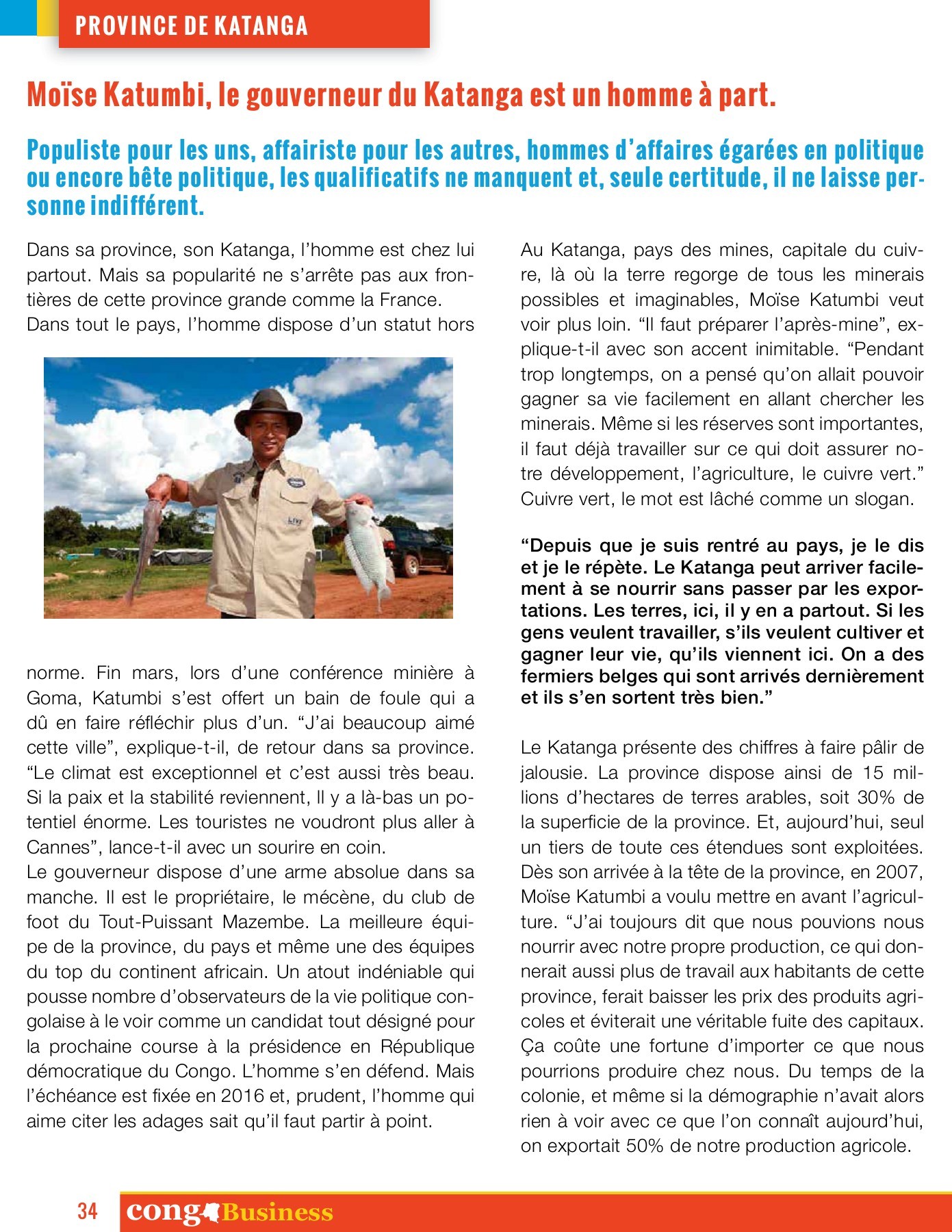 MAGAZINE CONGO BUSINESS 1 - LARRY AGENCY EDITION - Page 34 | PDF Feuilletable en Ligne | PubHTML5