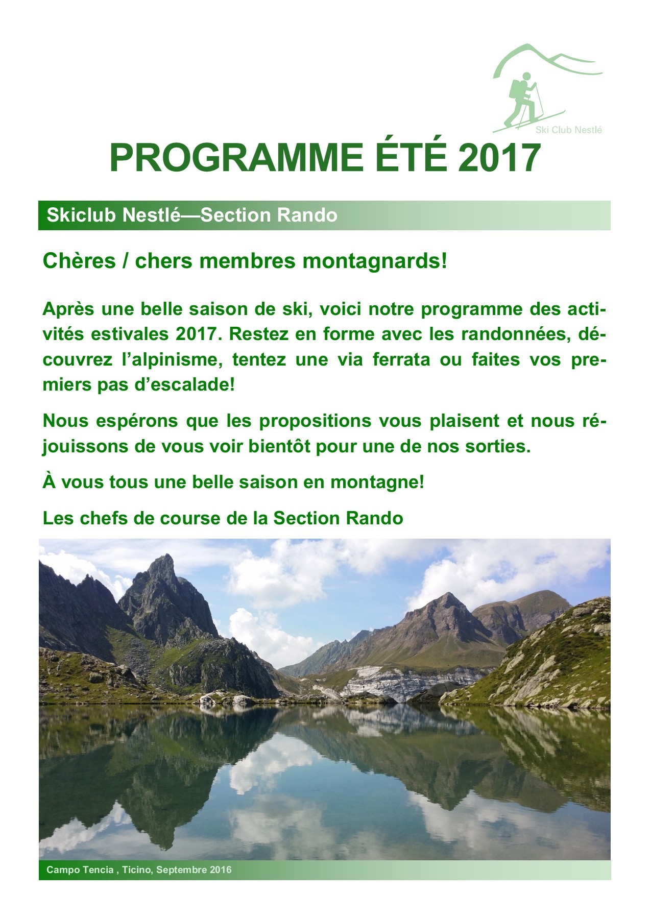 Programme été 2017 SCN Rando - barbara.speth - Page 1 - 25 | PDF ...