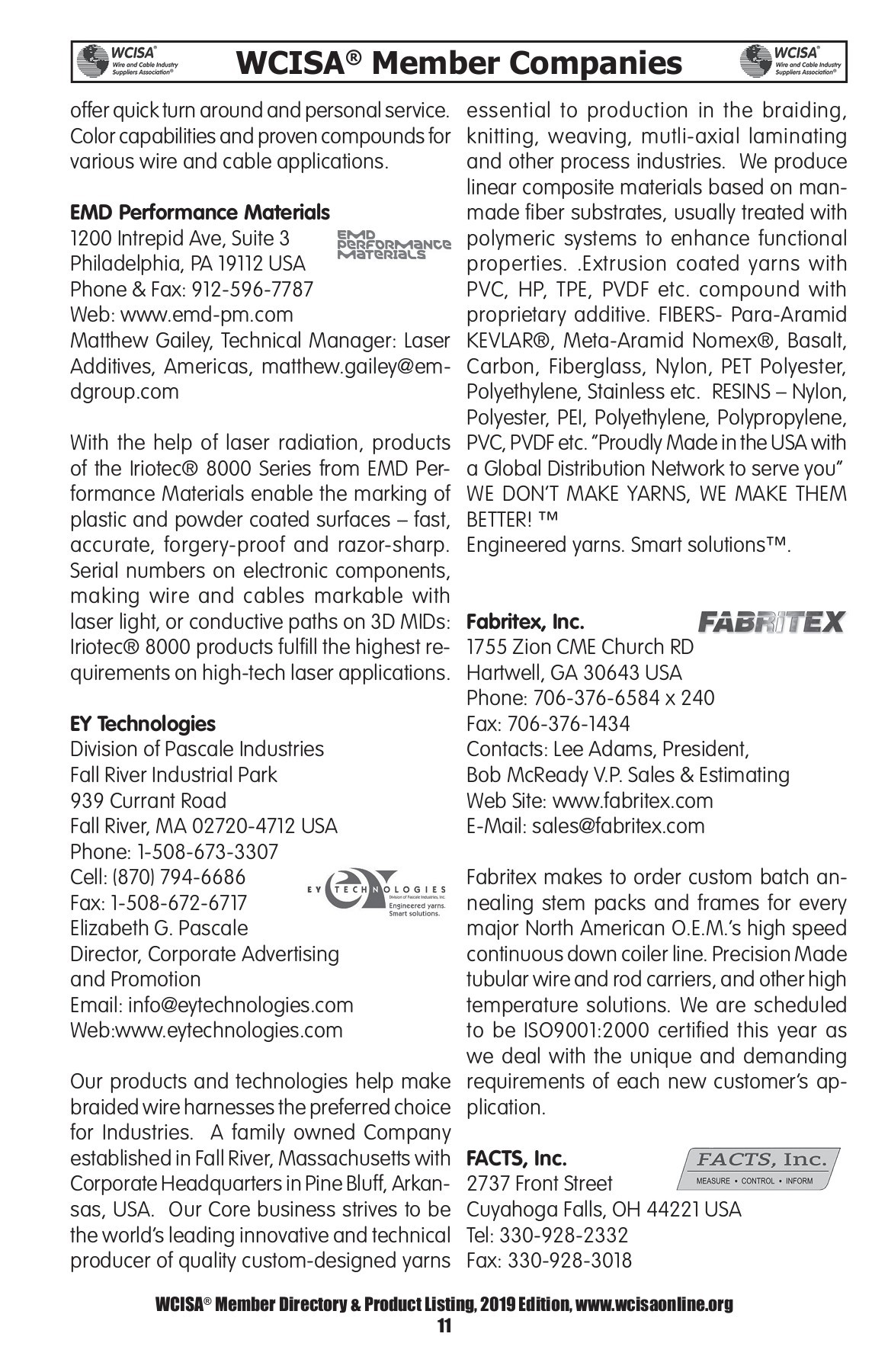 WCISA Directory 2019 - mcnulty - Page 13 | Flip PDF Online | PubHTML5