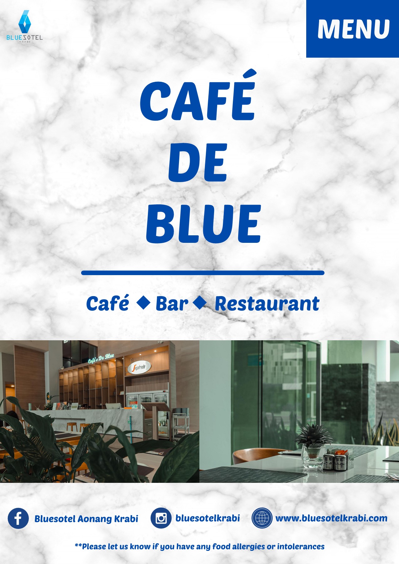 CAFÉ-DE-BLUE-Menu - Kornkanok Kongruang - Page 1 - 0 | Flip PDF Online ...