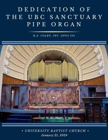 Organ Dedication Bulletin (4) - staff - Page 1 - 20 | Flip PDF Online ...