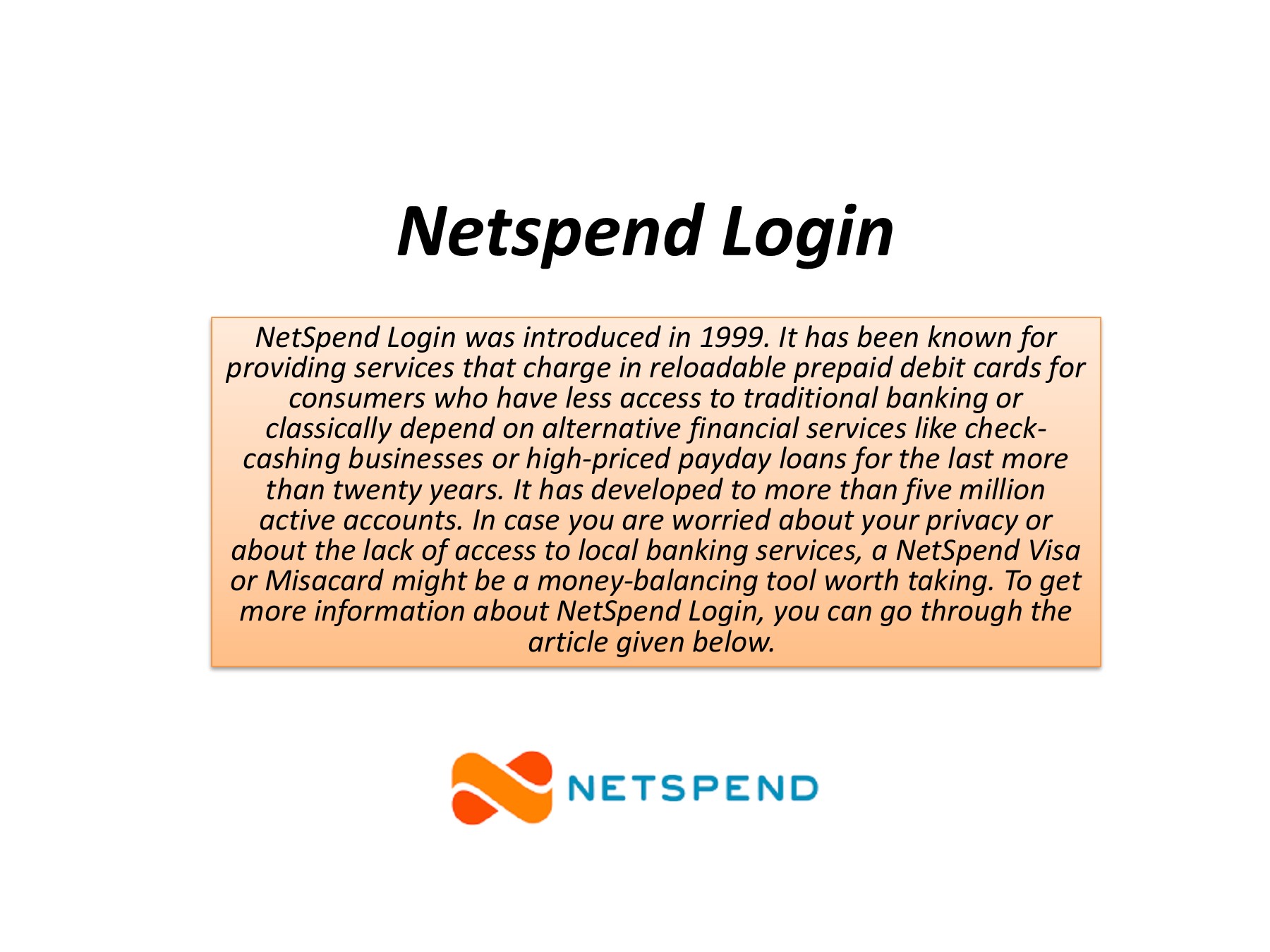 Netspend Login - Christina Veins - Page 1 - 4 | Flip PDF Online | PubHTML5