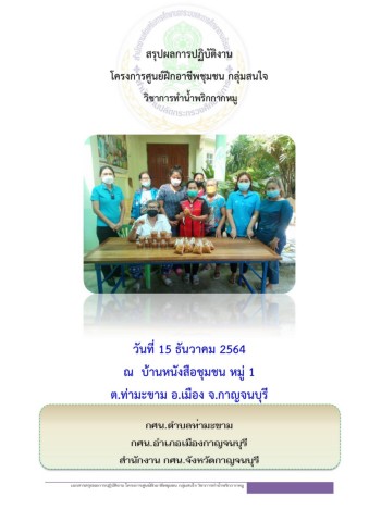 น้ำพริกกากหมู หมู่ 1