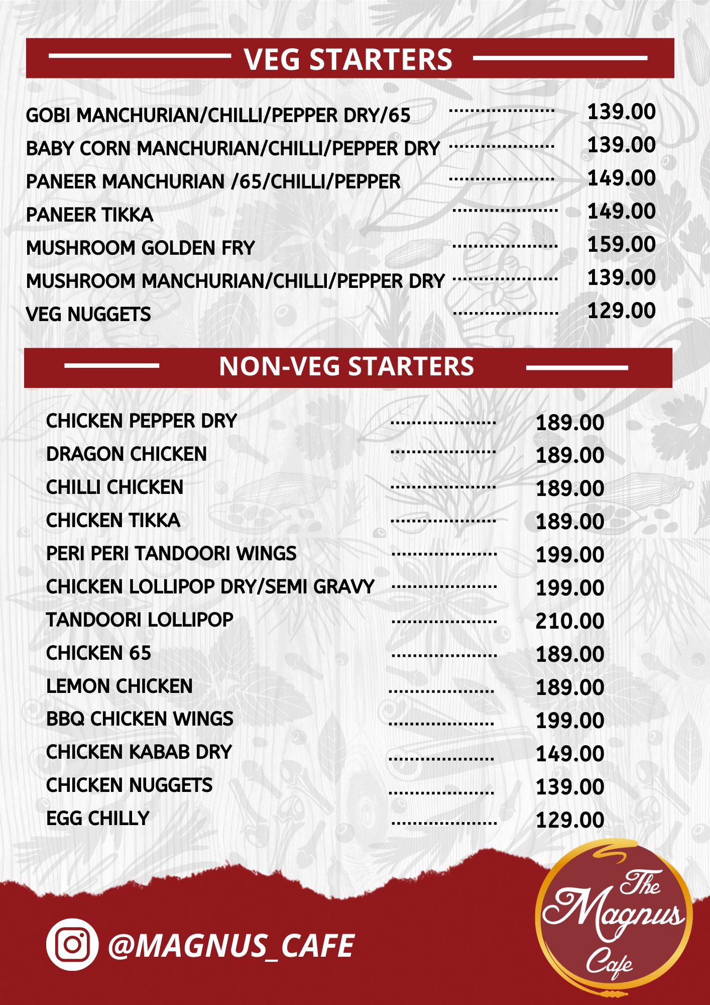 Magnus Cafe Dine Inn Menu 01 - onlymails94 - Page 4 | Flip PDF Online ...