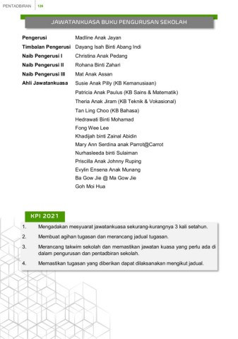 Buku Pengurusan SMK Pujut 2021 - Mary Ann - Muka Surat 134 | Membalik PDF Dalam talian | PubHTML5