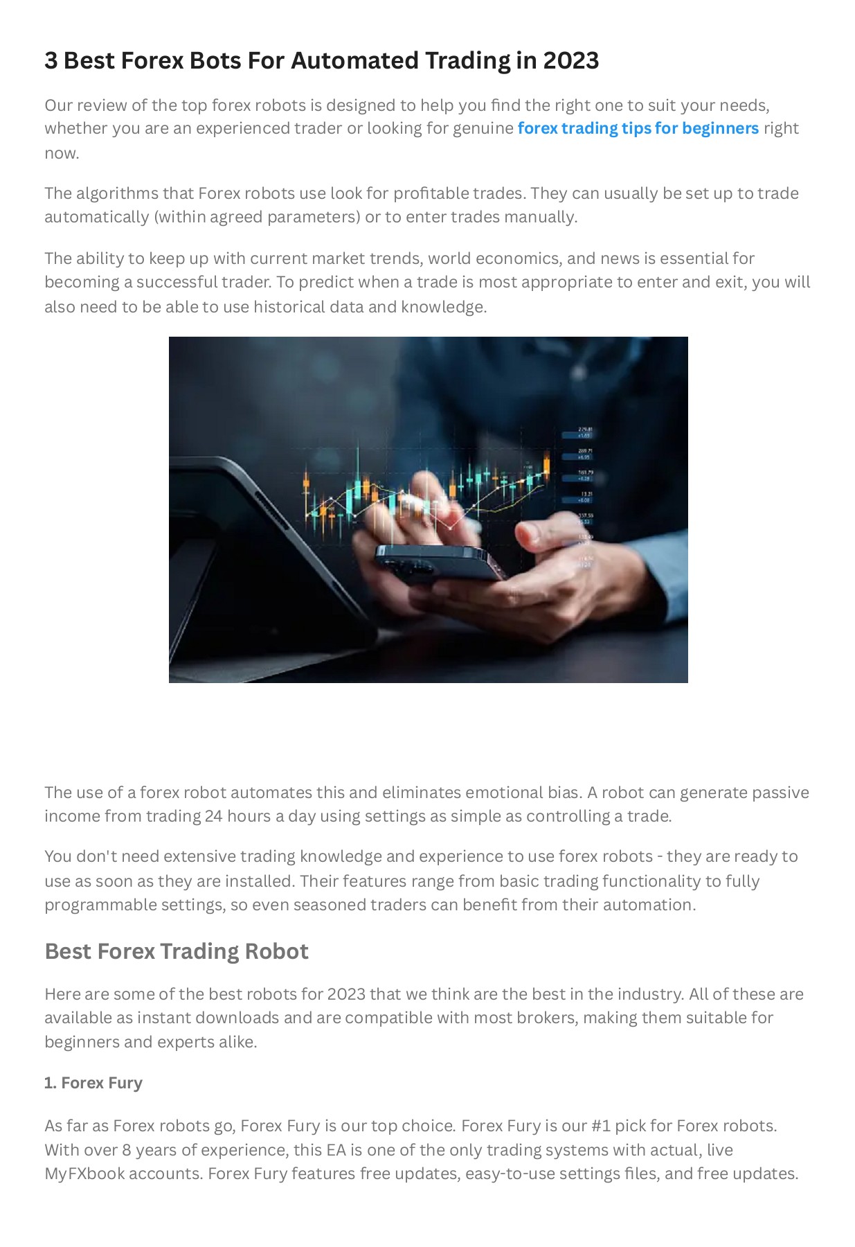 The 3 Best Forex Bots For Automated Trading in 2023 - forextradingcoursesuk - Page 1 - 2 | Flip ...