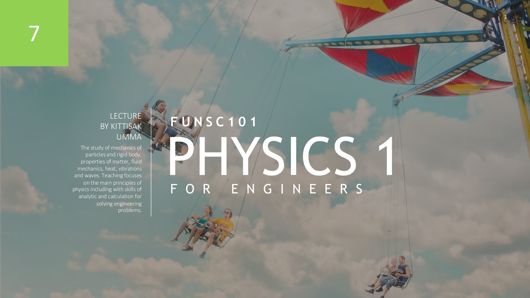 Physics 1-07-การเคลื่อนที่ของวัตถุแข็งเกร็ง - Kittisak Umma - Page 1 ...