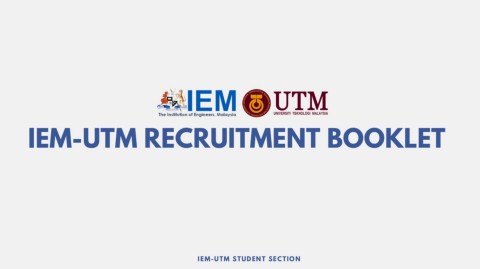 IEM-UTM Recruitment Booklet 2020_2021 - TAN WEI KANG A20EB0079 - Page 1 ...