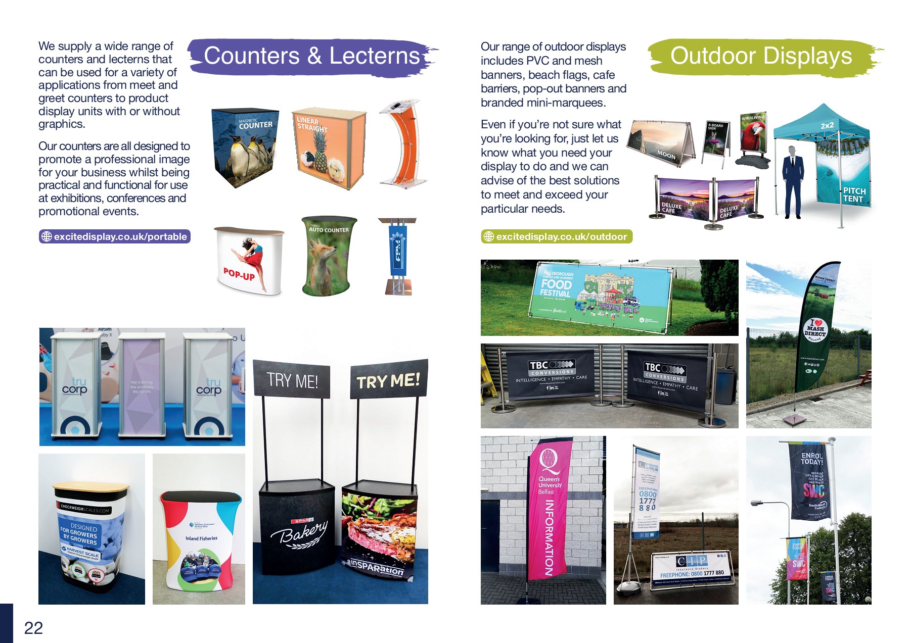 Excite Display - Overview Display Guide - EXCITE - Page 22 | Flip PDF ...