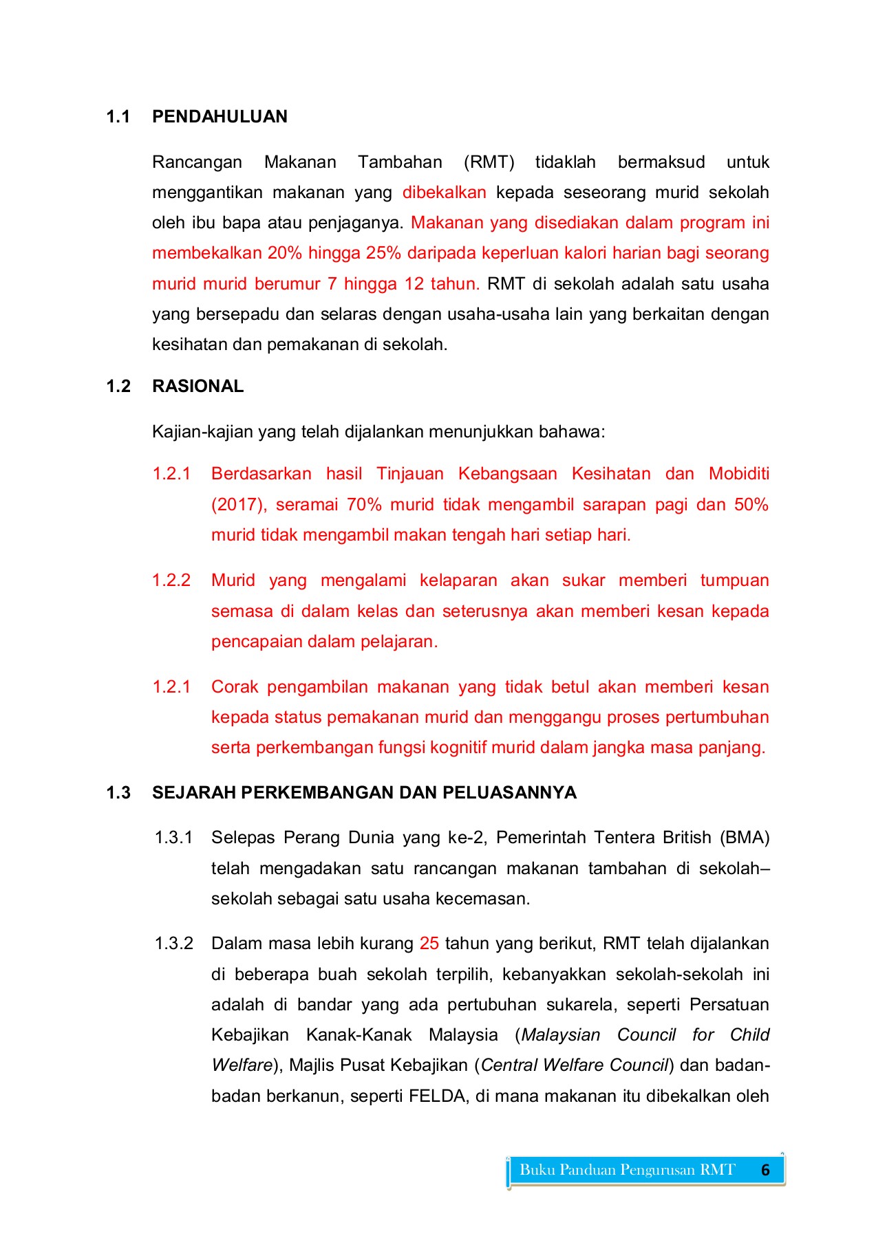 DRAFT BUKU PANDUAN PENGURUSAN PROGRAM RMT 2.0 - RIZAL HAZRI BAKHTIAR ...