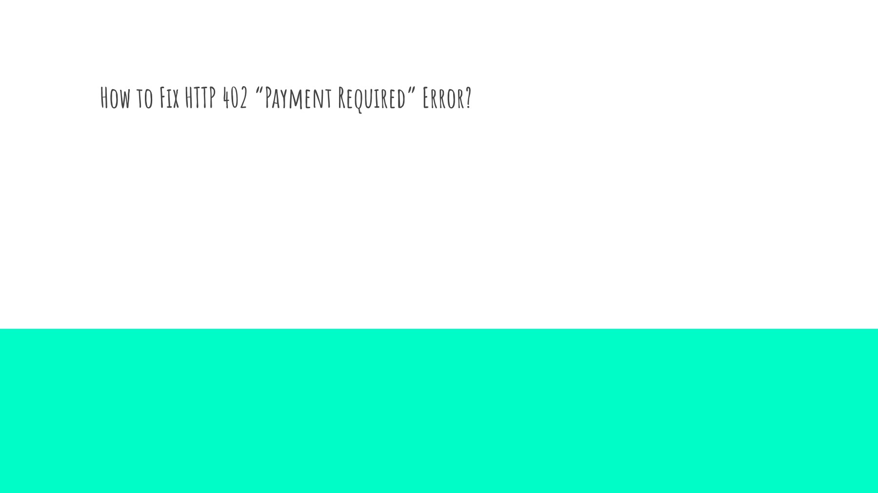 Fix HTTP 402 - Aditi Baseapp - Page 1 - 5 | Flip PDF Online | PubHTML5