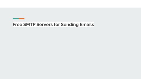 SMTP Servers for Sending Emails