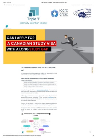 How to Apply for Canada Study Visa after long Gap