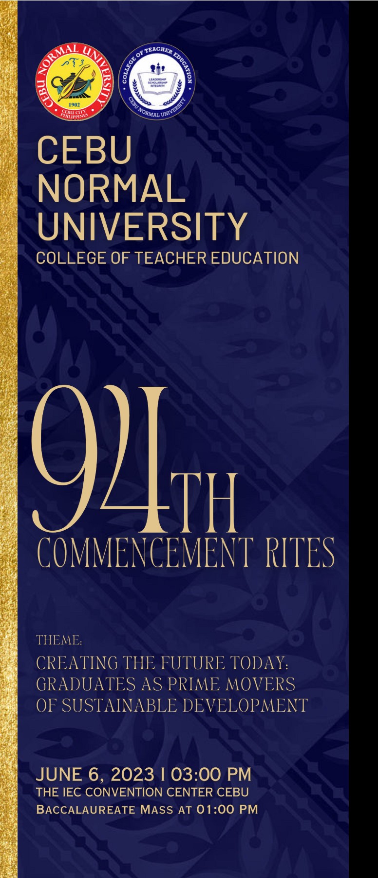 CNU-CTE 94th Commencement Rites - Joje Mar Sanchez - Page 1 - 46 | Flip ...
