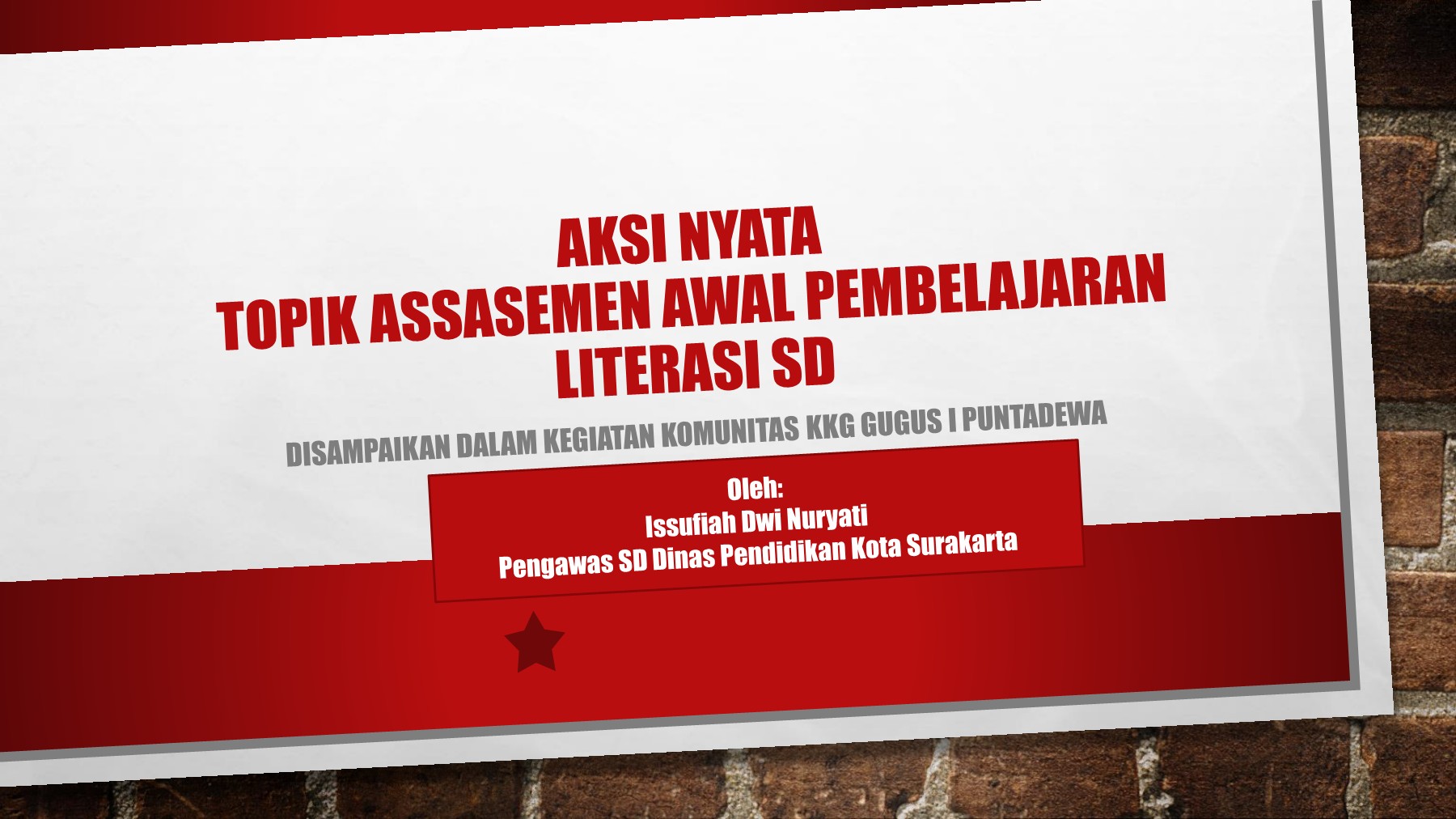 Aksi Nyata Topik Asesmen awal - ISSUFIAH DWI NURYATI - Page 1 - 19 | Flip PDF Online | PubHTML5