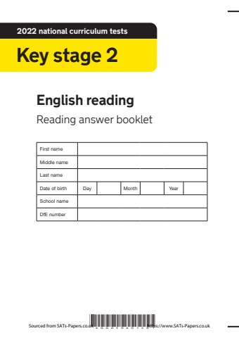 ks2-english-2022-reading-answer-booklet - Learn with Prin - Page 1 - 20 ...