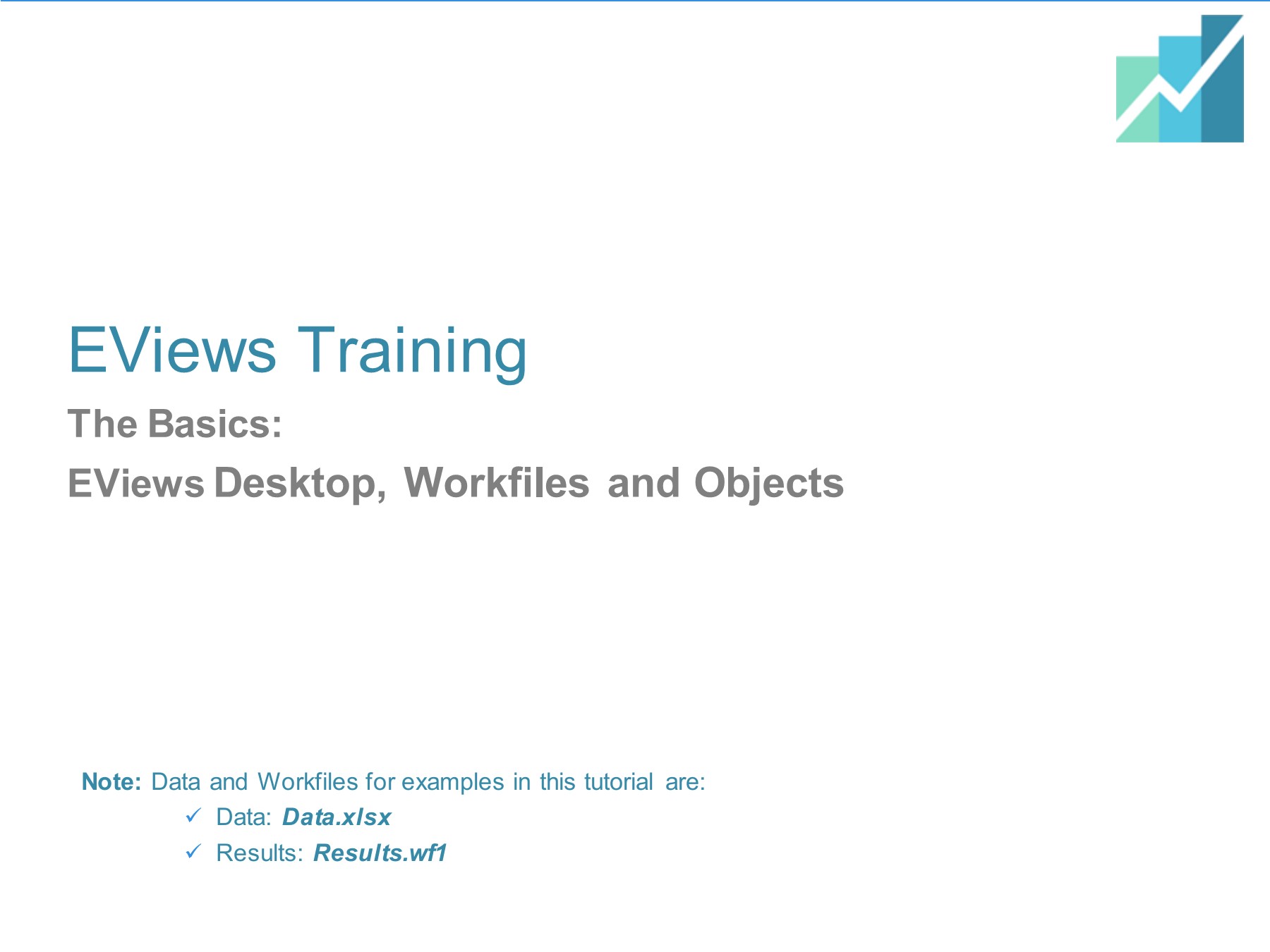 EViews Training (1) - Info Center - Page 1 - 21 | Flip PDF Online | PubHTML5