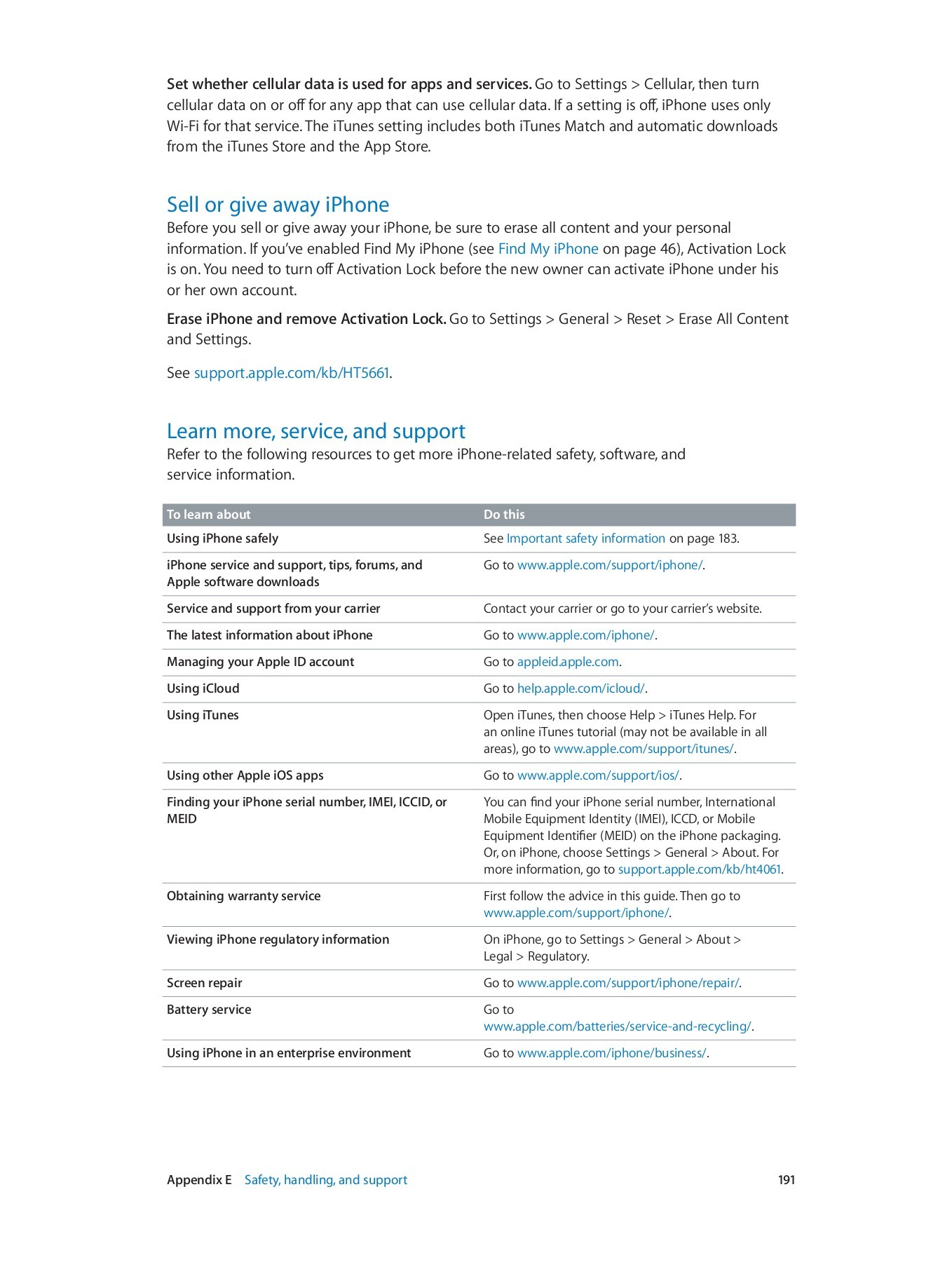 iphone_user_guide - ndonato - Page 191 | Flip PDF Online | PubHTML5
