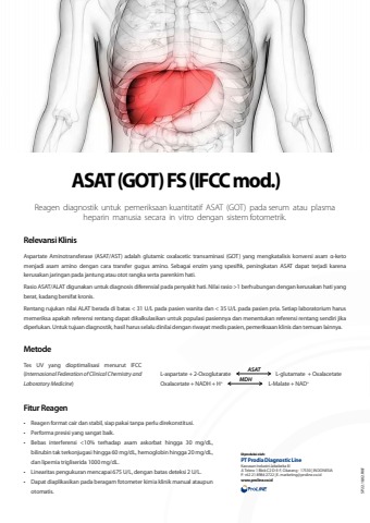 Brosur ASAT (GOT) FS (IFCC mod.) (INA)-SP22.10.02.R0F
