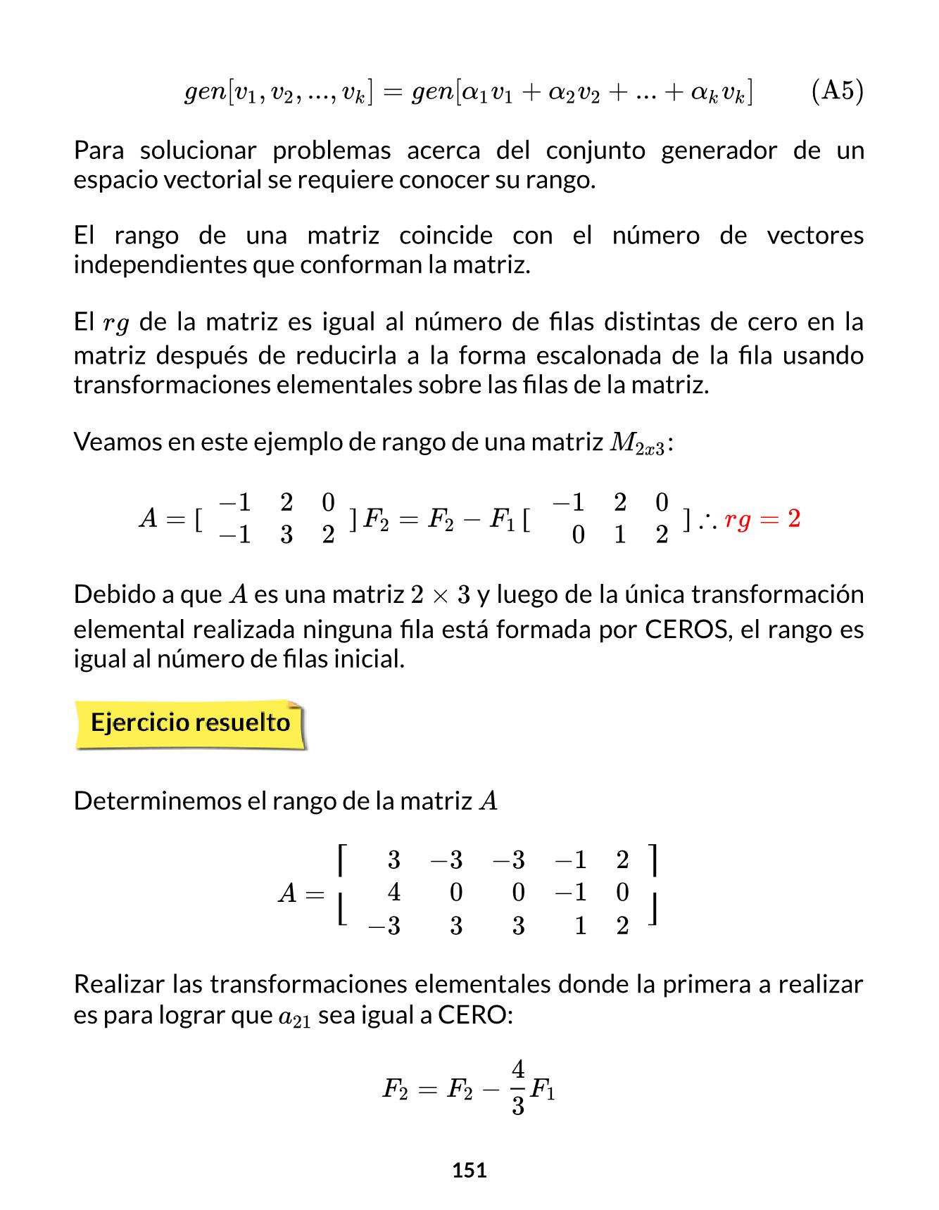 Principios de Álgebra lineal - RED Descartes - Página 153 | Flip PDF en ...