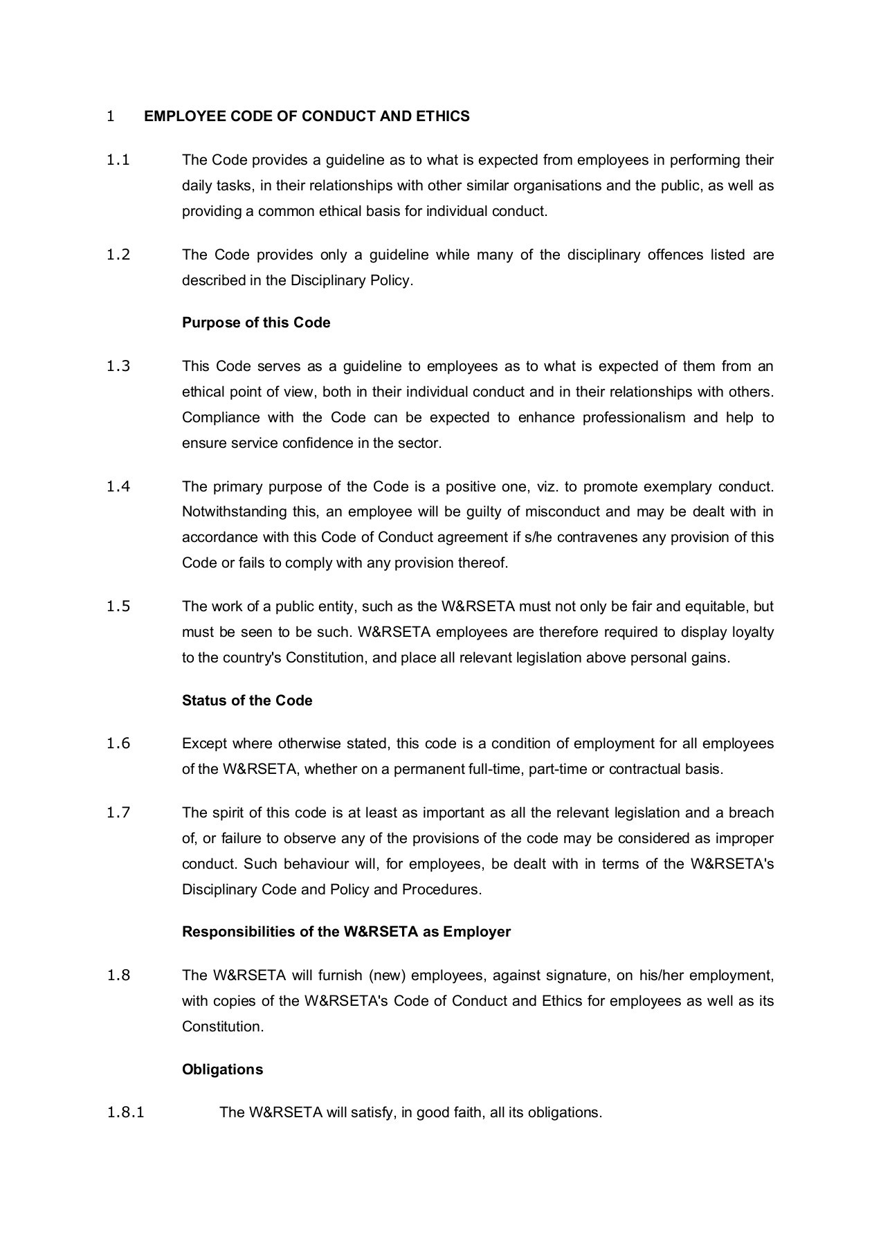 Employee Code of Conduct and Ethics - joeygraphix - Page 1 - 9 | Flip ...