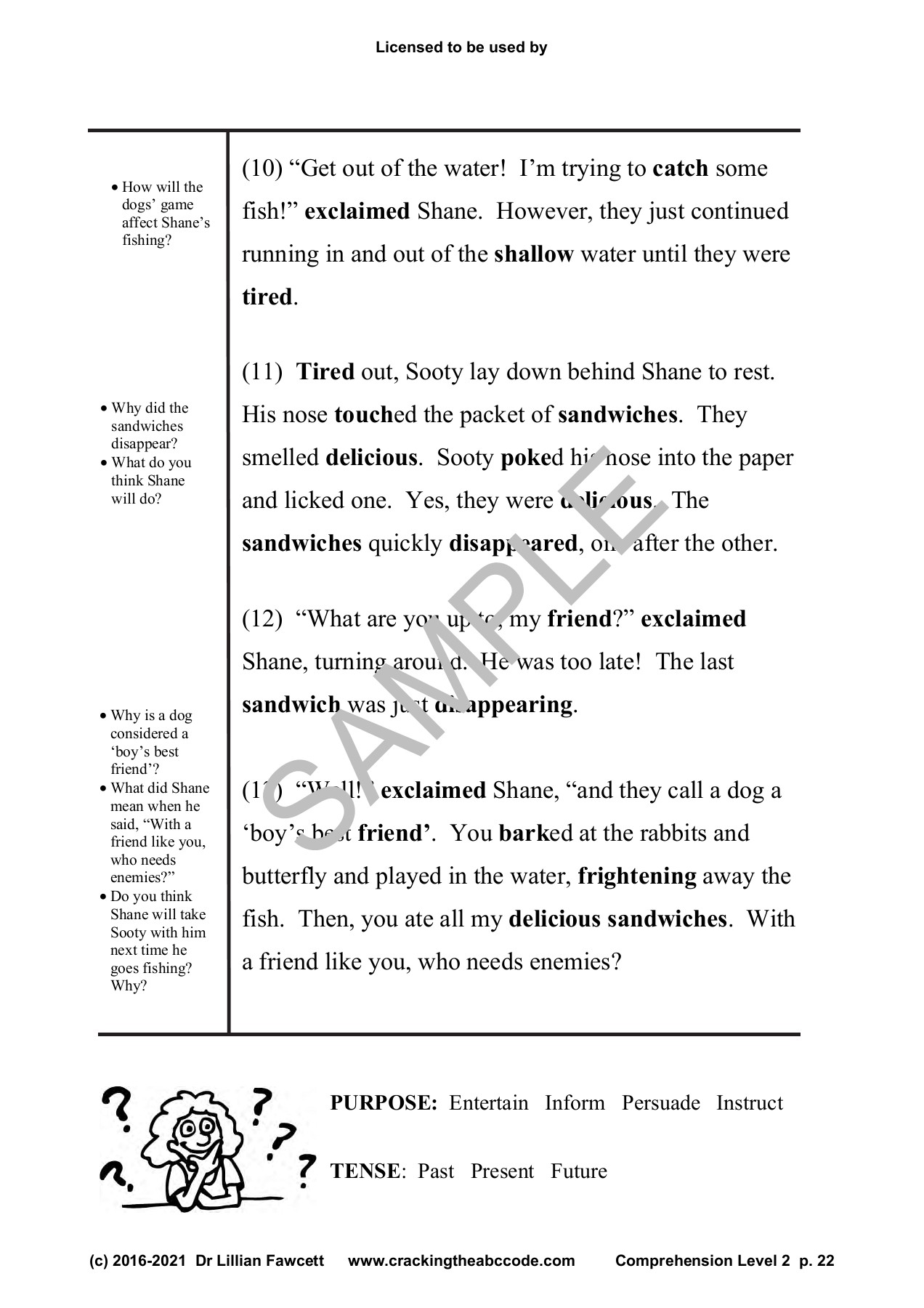 PDF Comprehension Level 2 (Sample).pdf - Lillian Fawcett - Page 11 ...