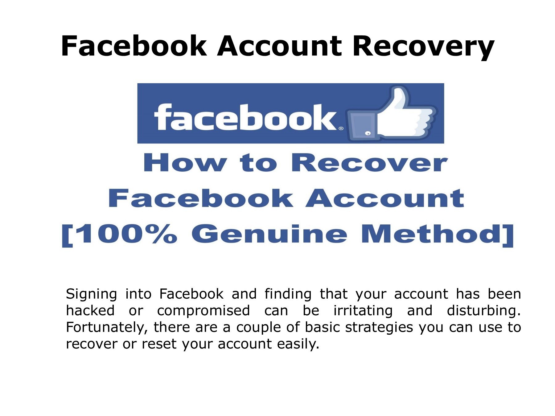 Facebook Account Recovery - martindaniel0309 - Page 1 - 5 | Flip PDF ...
