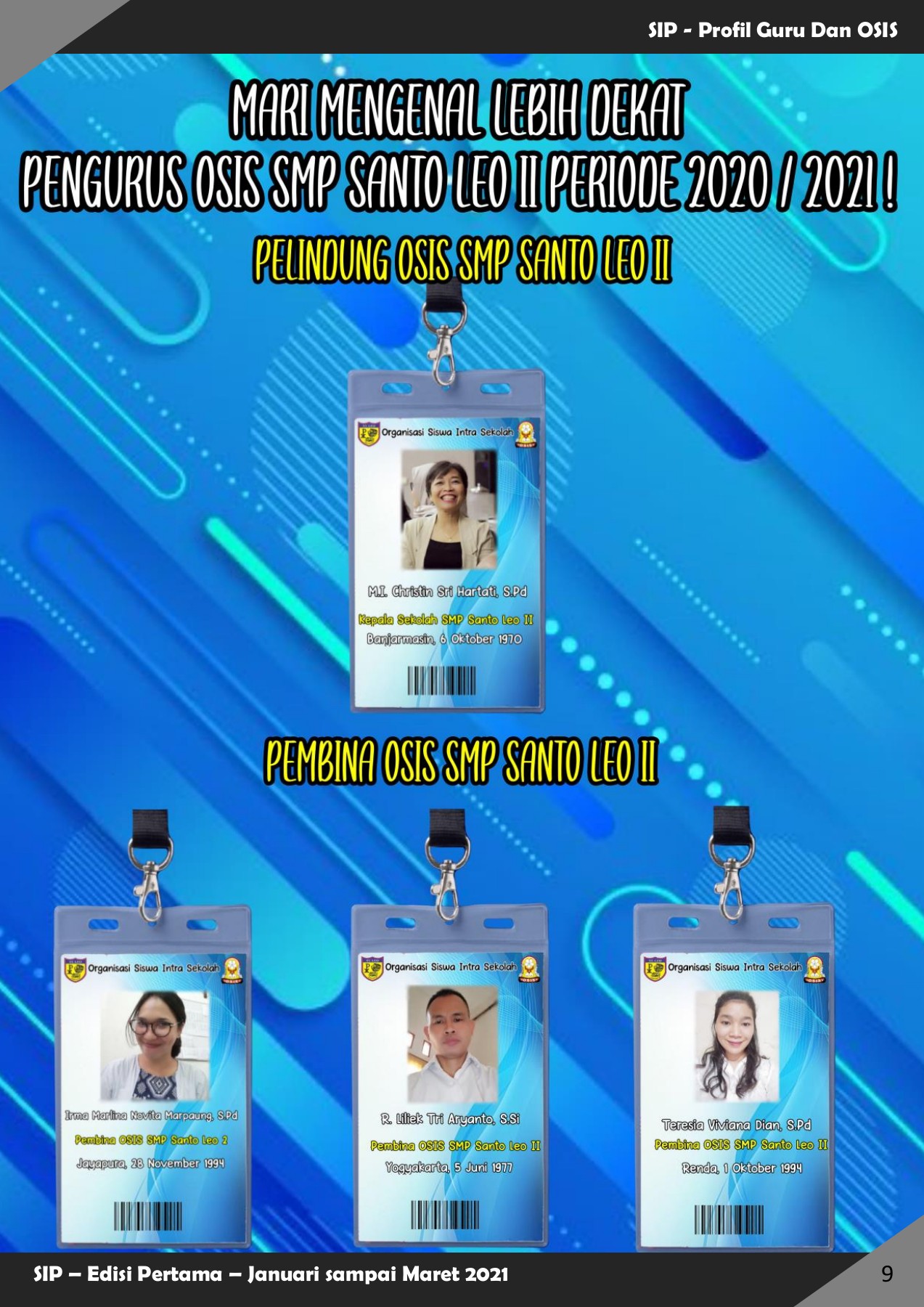 Majalah SMP Santo Leo II Edisi Pertama - Vianney Lim - Halaman 12 | PDF ...