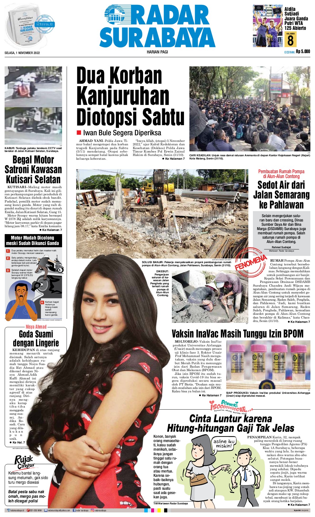Radar Surabaya 1 November 2022 - UMSIDALIB - Halaman 1 - 12 | PDF ...