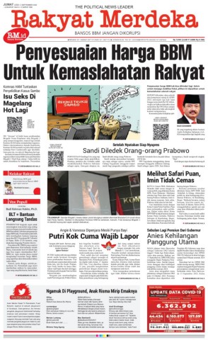 Rakyat Merdeka 2 September 2022