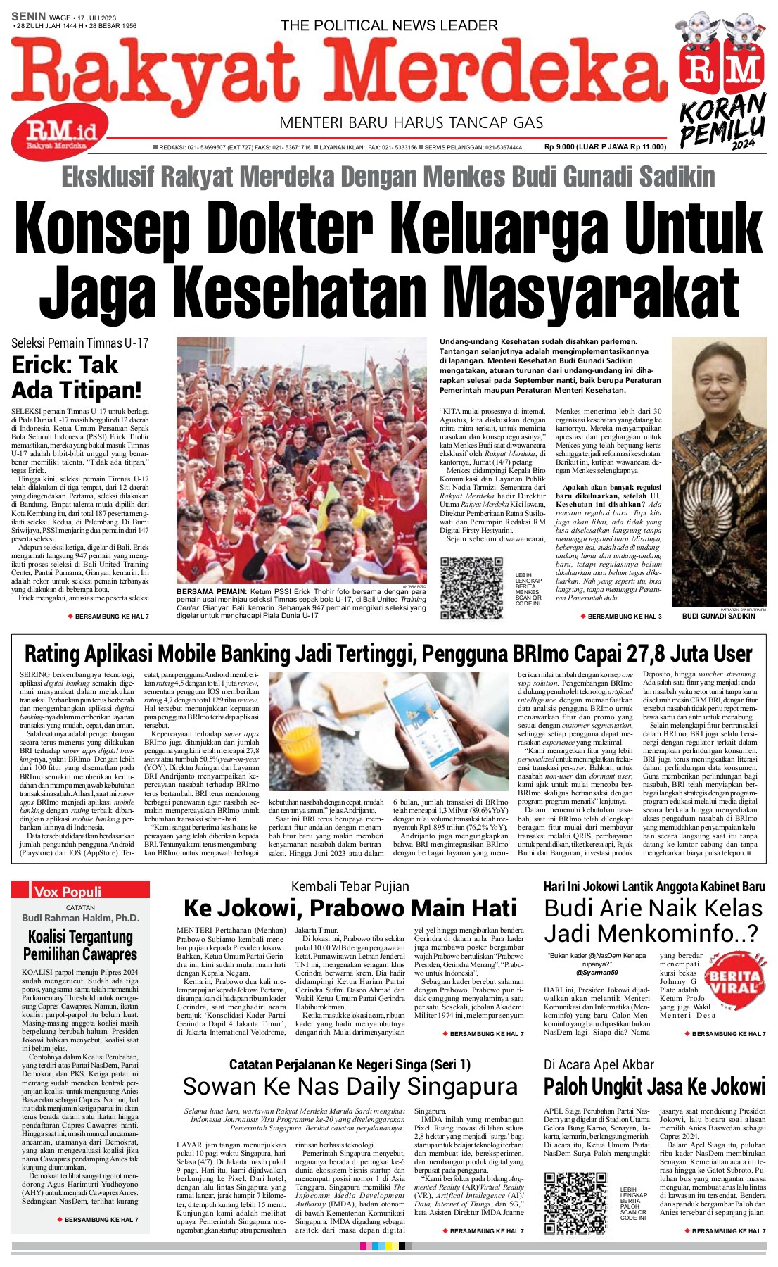 Rakyat Merdeka 17 Juli 2023 - UMSIDALIB - Page 1 - 16 | Flip PDF Online ...