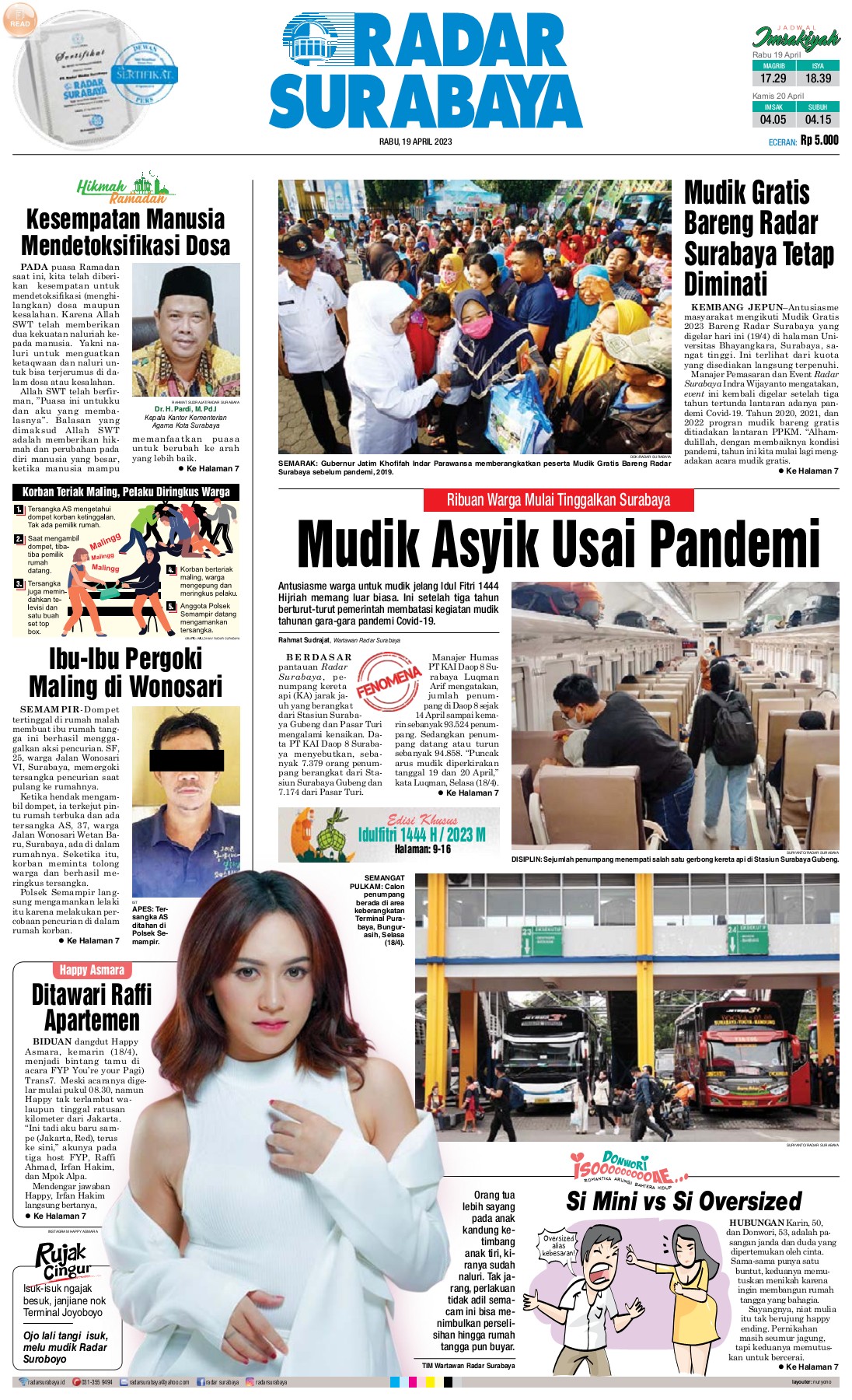 Radar Surabaya 19 April 2023 - UMSIDALIB - Page 1 - 20 | Flip PDF ...