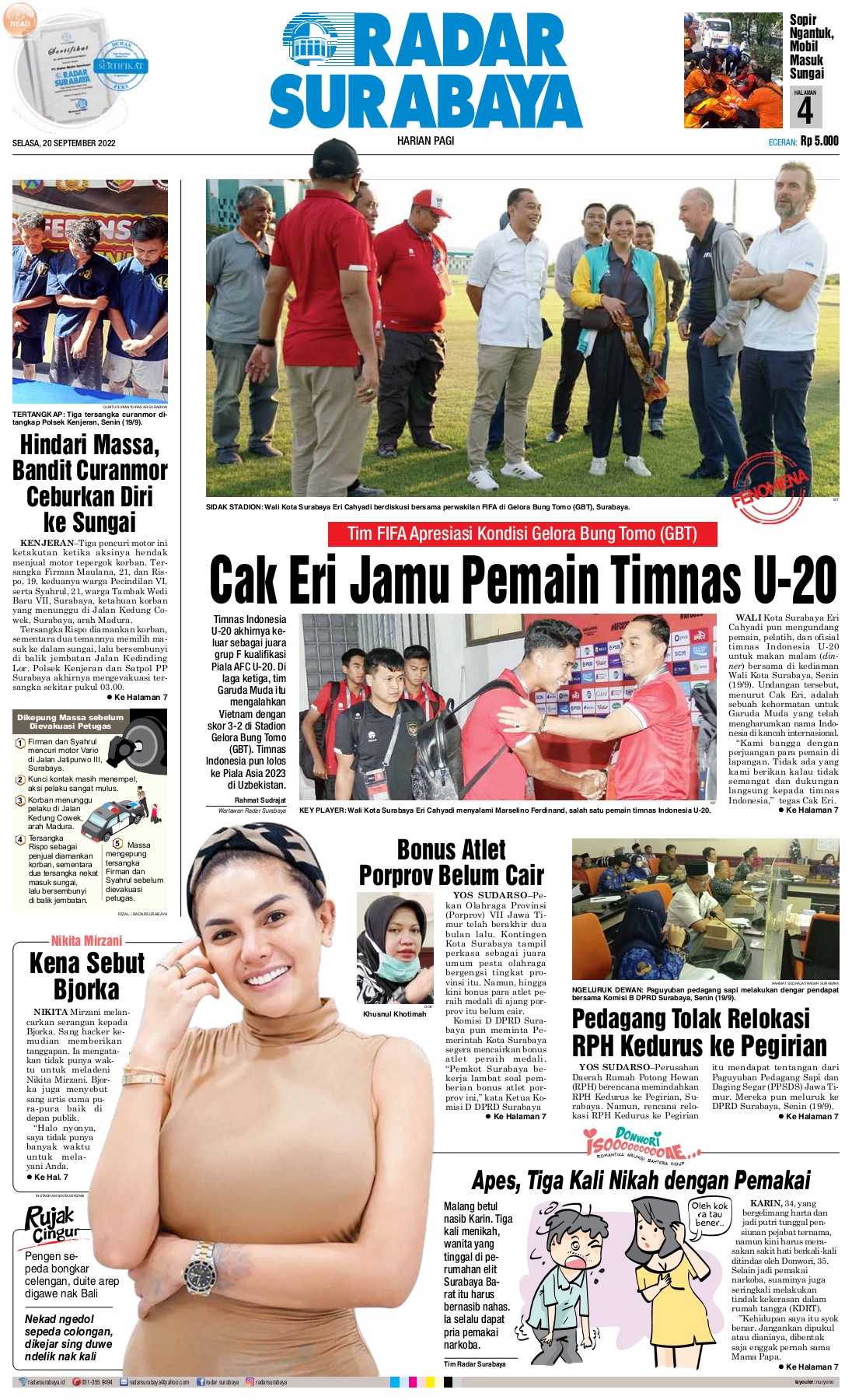 Radar Surabaya 20 September 2022 - UMSIDALIB - Halaman 1 - 12 | PDF ...