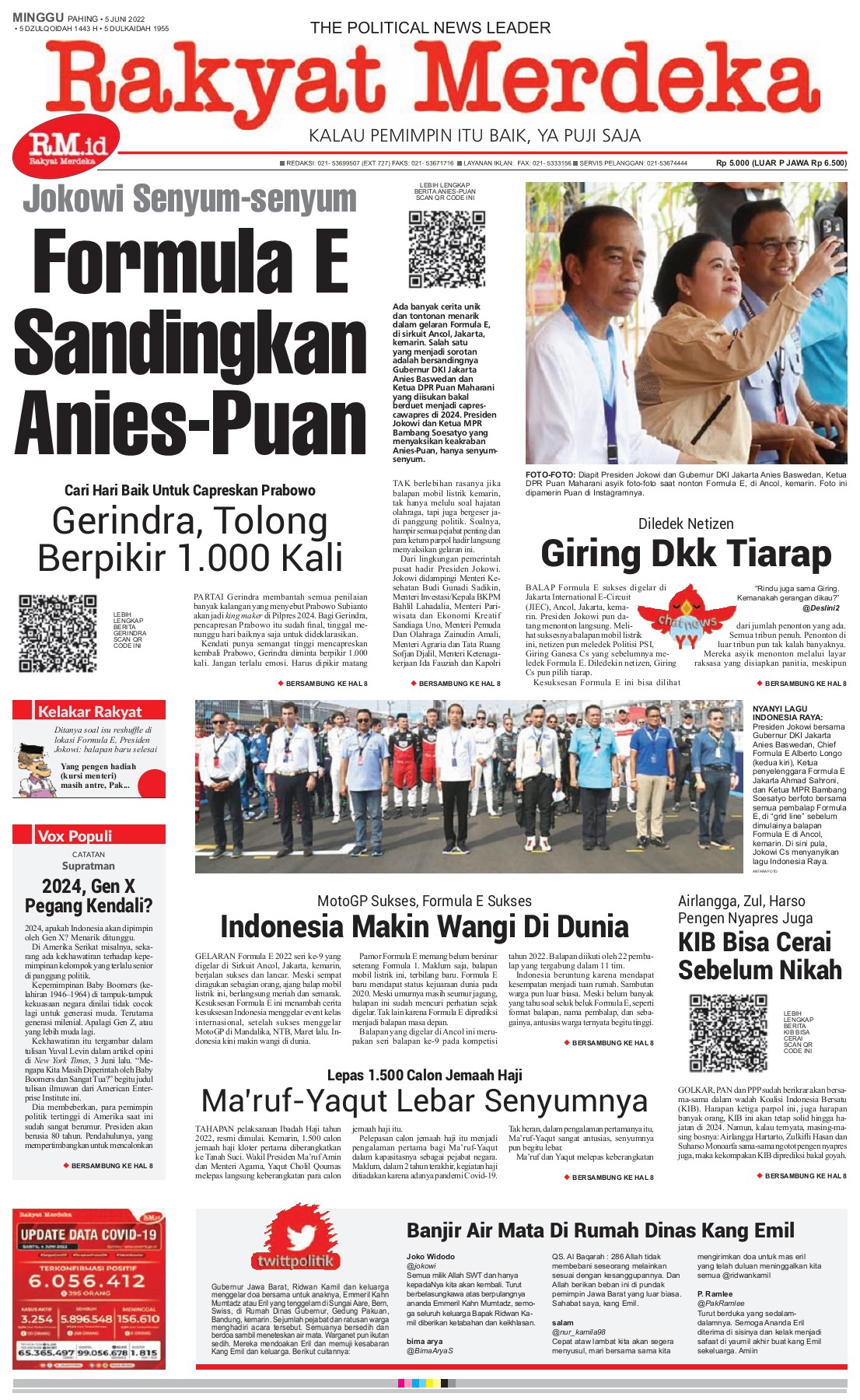 Rakyat Merdeka 5 Juni 2022 - UMSIDALIB - Halaman 1 - 16 | PDF Online ...