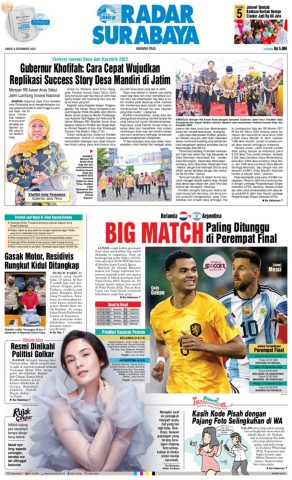 Radar Surabaya 9 Desember 2022