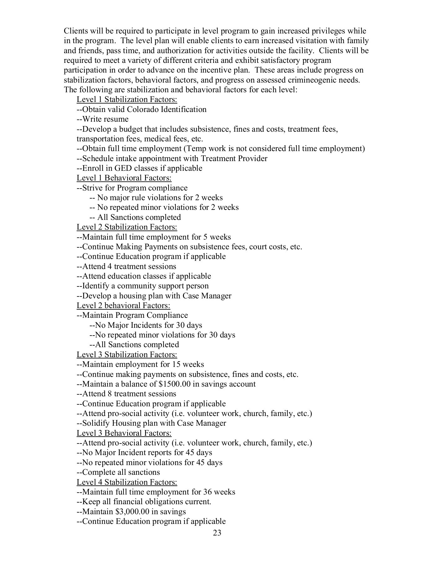 Garfield County Residential Program Handbook - Garfield County ...