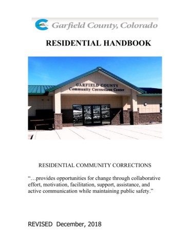 Garfield County Residential Program Handbook - Garfield County ...