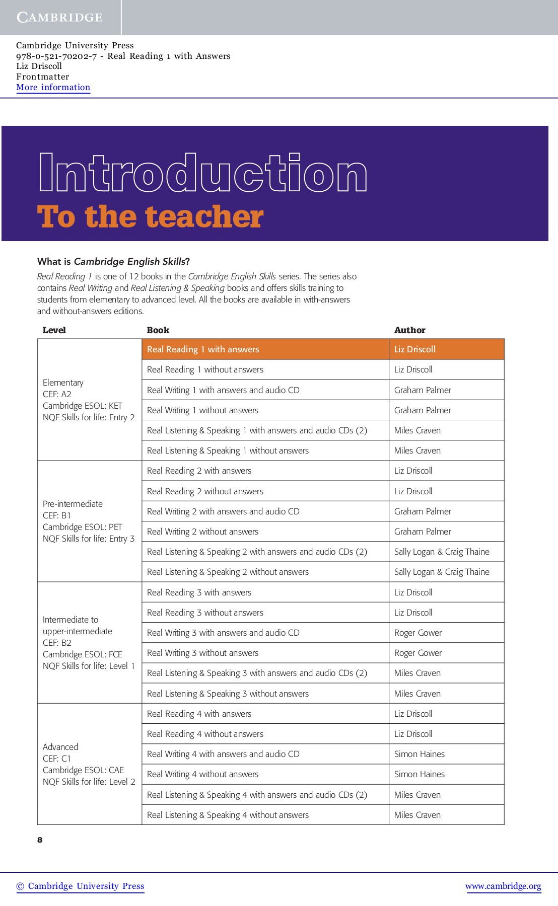 Real Reading book 1 - Kapu1105 - Page 8 | Flip PDF Online | PubHTML5