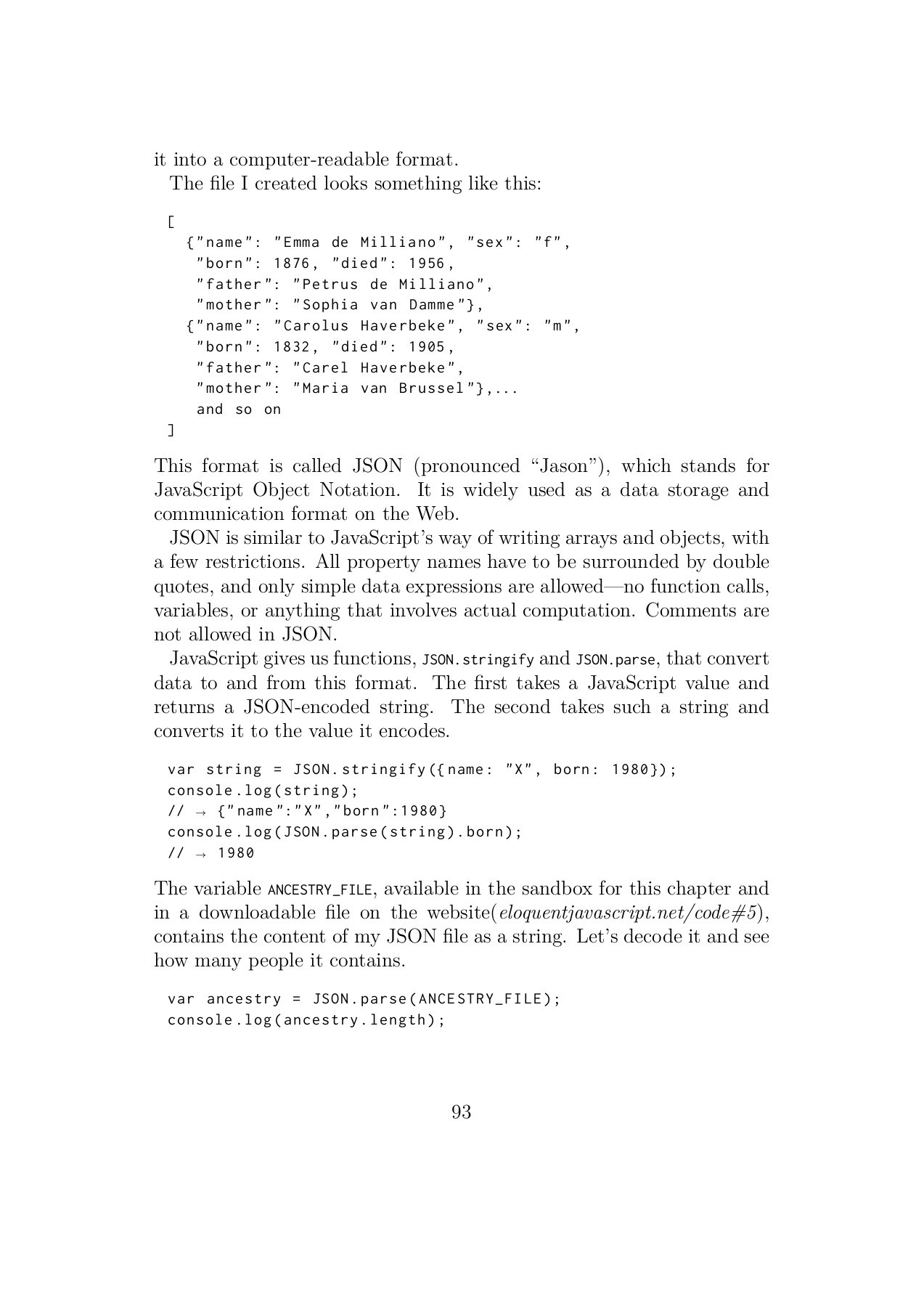 Eloquent_JavaScript - msalpdogan - Page 105 | Flip PDF Online | PubHTML5