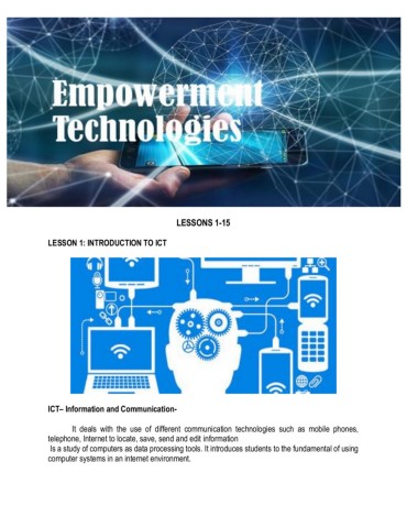 Empowerment Technology Module - pilita.fontanares - Page 1 - 48 | Flip PDF Online | PubHTML5