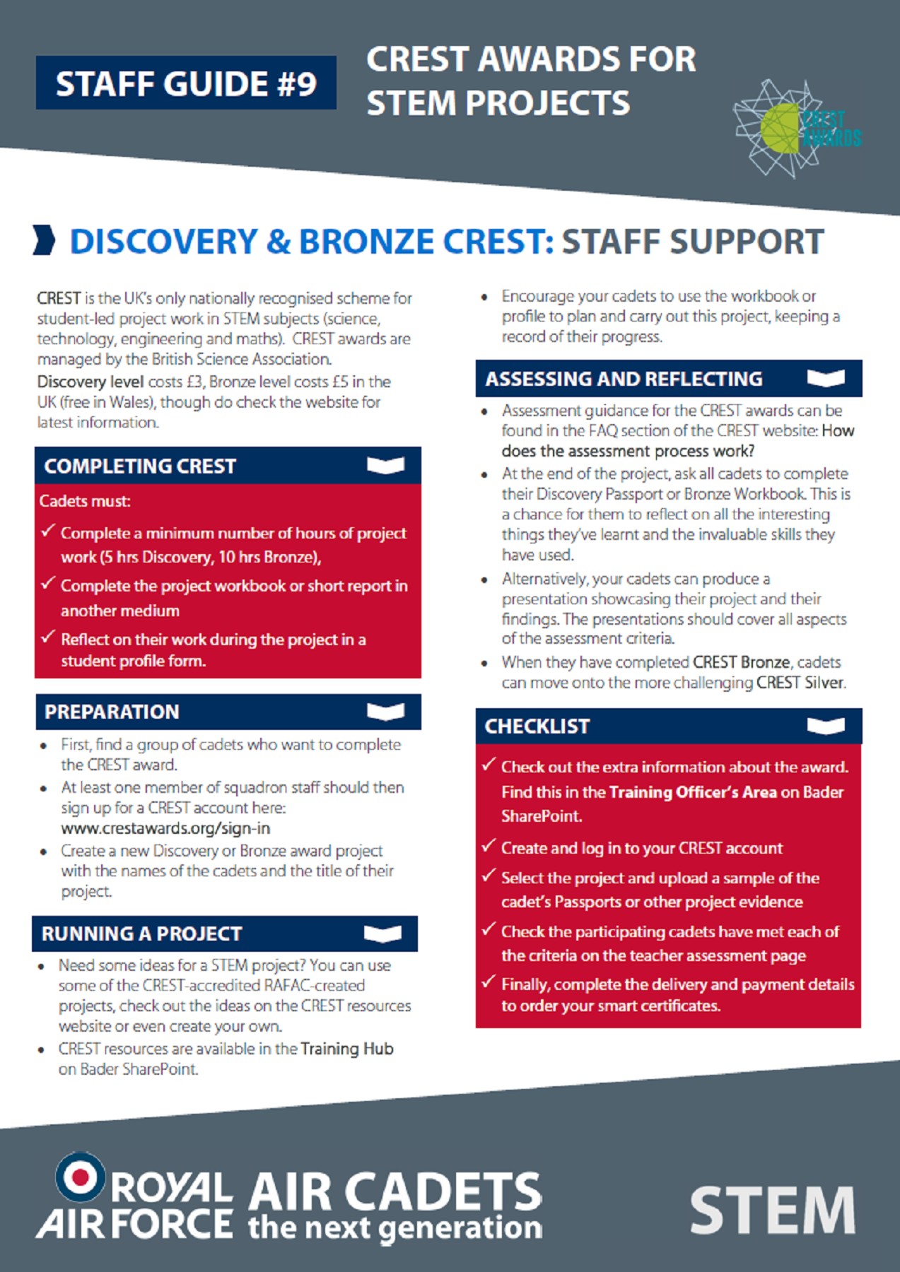 RAFAC - STEM booklet - CREST Awards - Nicky Weston - Page 4 | Flip PDF ...