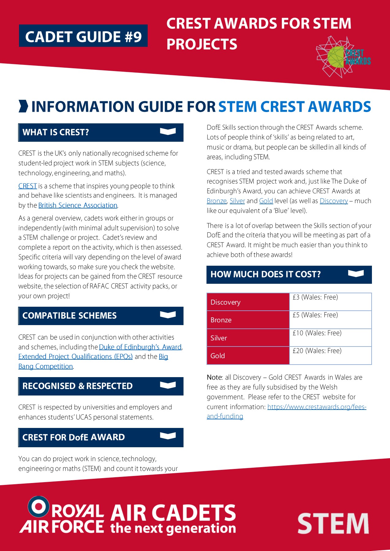 RAFAC - STEM booklet - CREST Awards - Nicky Weston - Page 5 | Flip PDF ...
